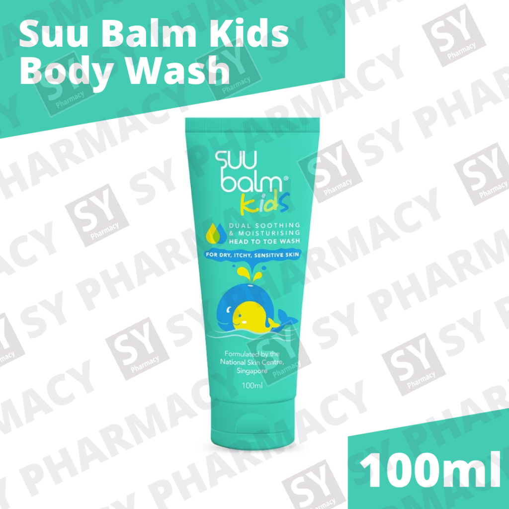 [CLEARANCE STOCK!] Suu Balm Kids Dual Soothing & Moisturising Head-To-Toe Wash 100ml (Exp: 06/ ...