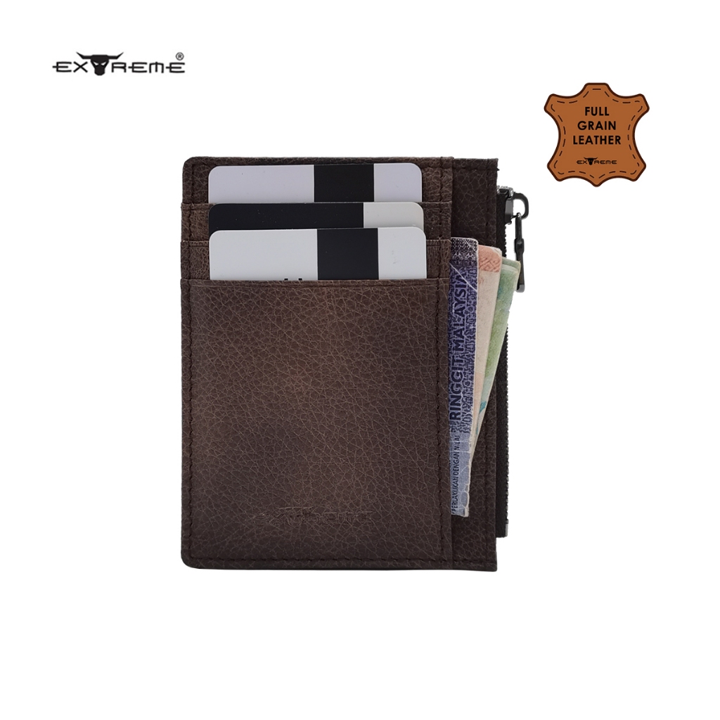 [Extreme] Minimalist Leather Credit Card Case Holder Wallet for Men ...
