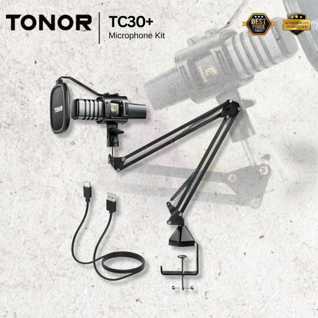 TONOR TC30+ USB Condenser Microphone Kit for Gaming, Streaming, YouTube ...