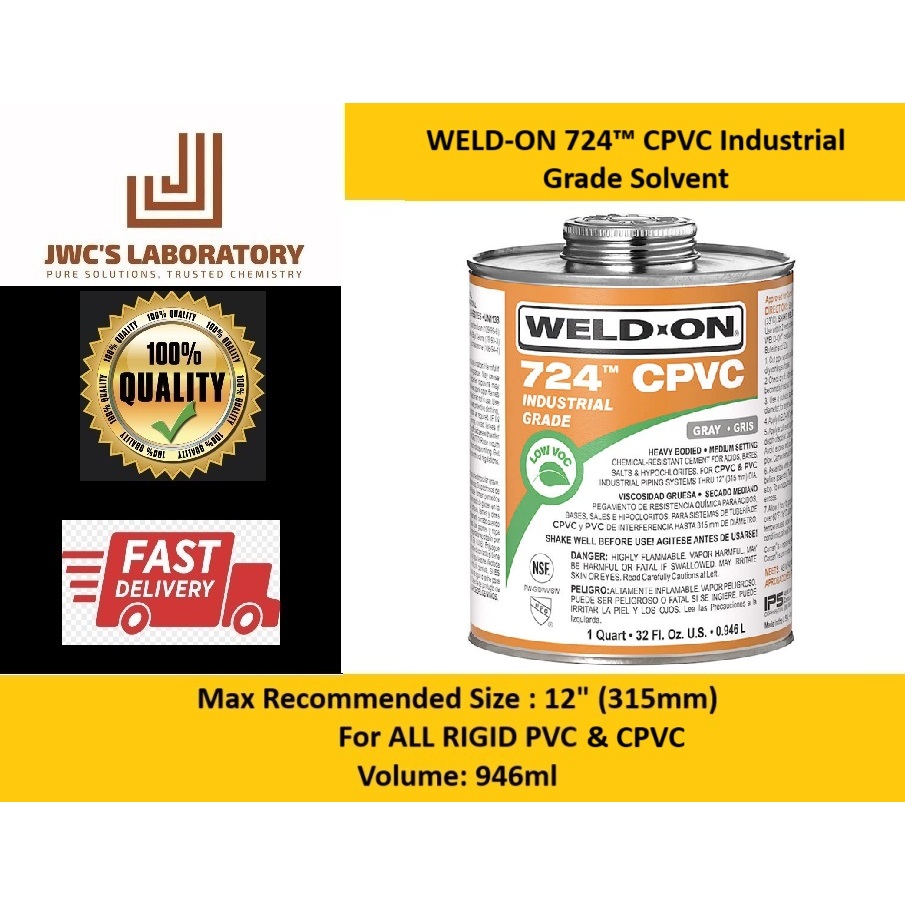 WELD ON 724 CPVC & PVC Industrial Grade Solvent Cement | Shopee Malaysia