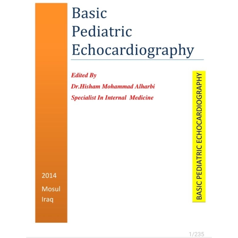 [9C216] BASIC PEDIATRIC ECHOCARDIOGRAPHY (DR.HISHAM ALHARBI) | Shopee Malaysia