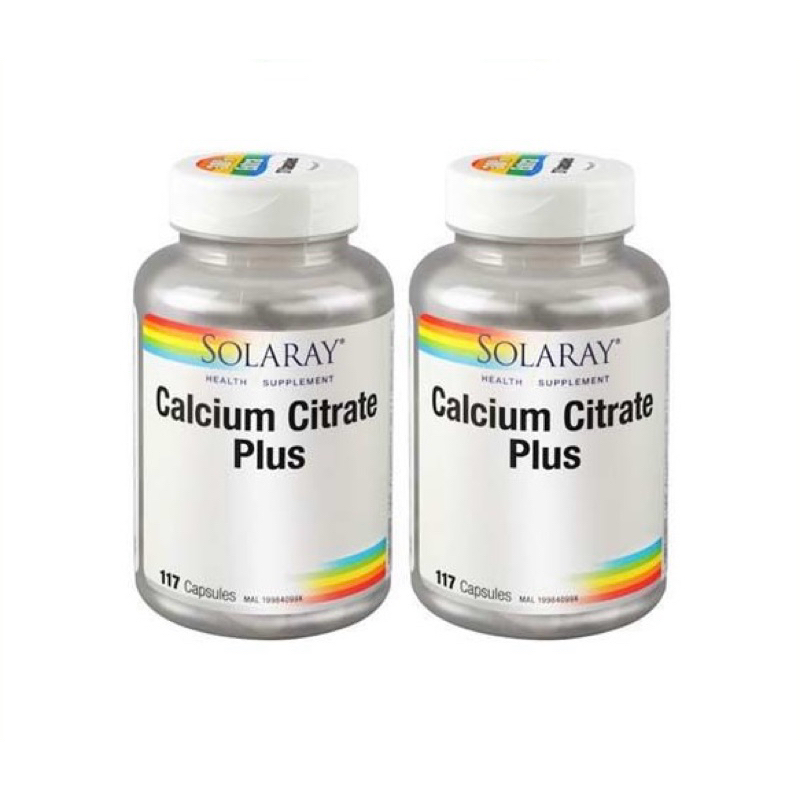 SOLARAY Calcium Citrate Plus (2 x 117 Capsules) | Shopee Malaysia