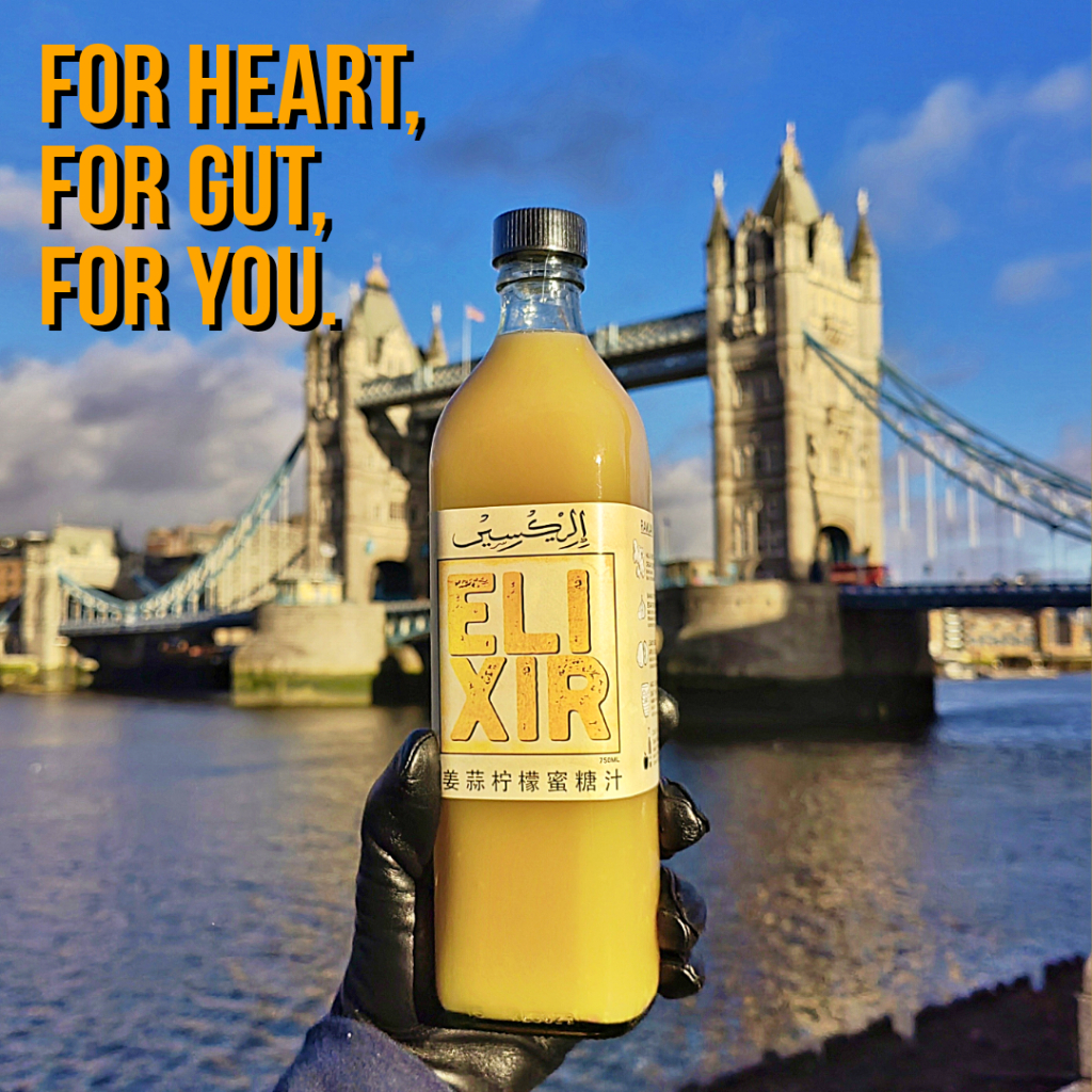 ELIXIR Health Tonic - Honey Lemon Ginger Garlic Apple Cider Vinegar ACV ...