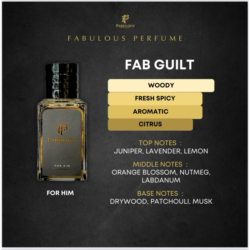 Perfume FAB GUILT From Fabulous Perfume | Shopee Malaysia