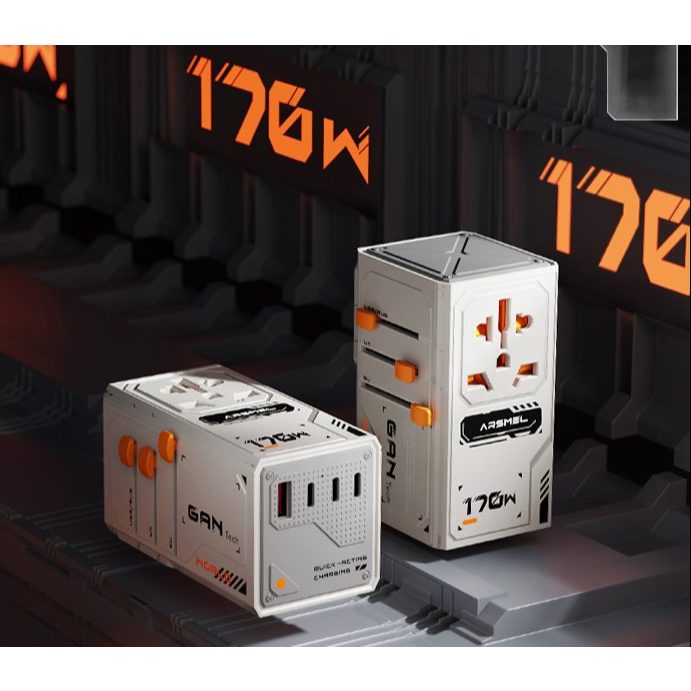 VisaPro - World's First Mecha All-in-One 170W Charger & Travel Adapter ...