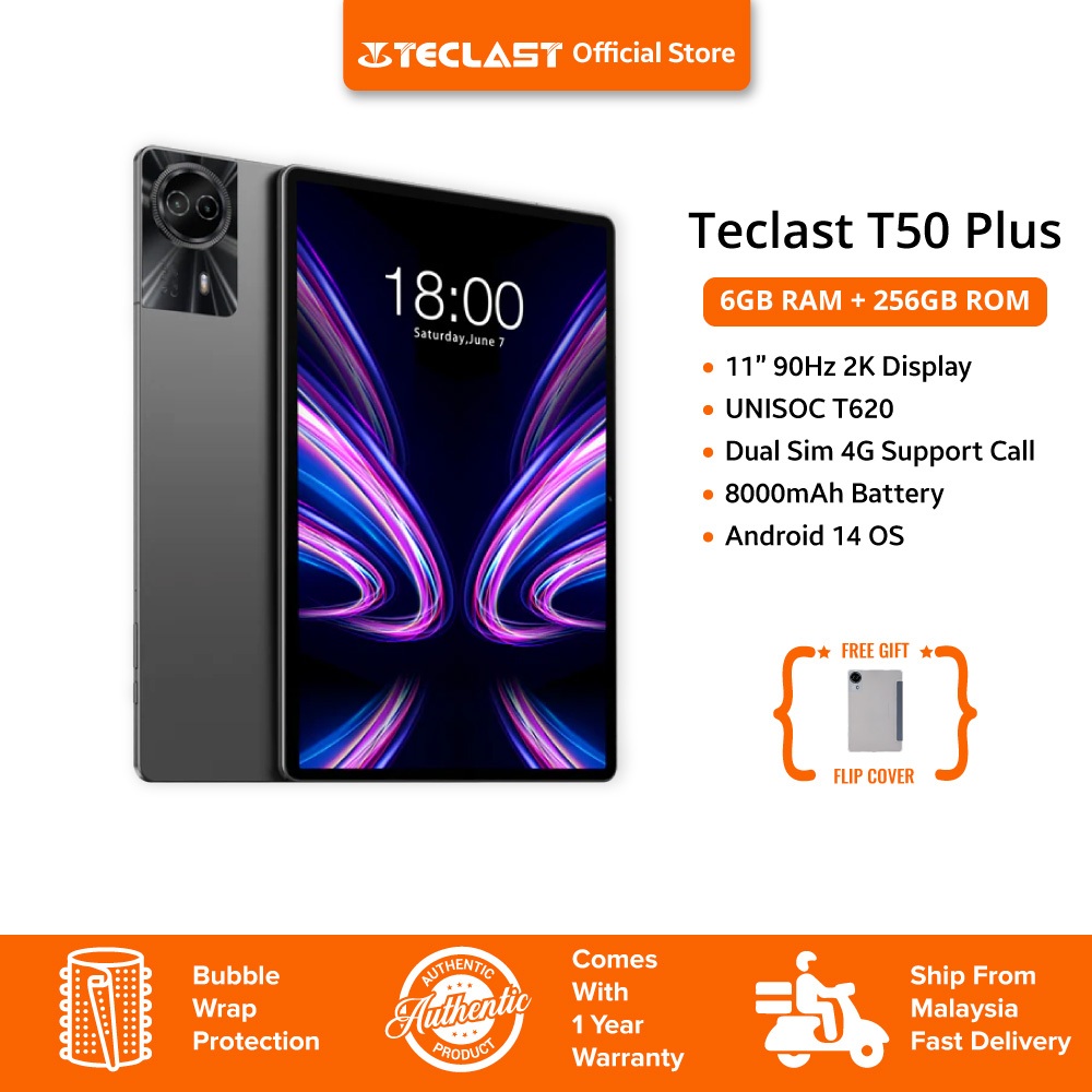 Teclast T50 Plus 4G Tablet | 11" 90Hz Refresh Rate | Unisoc T620 CPU ...