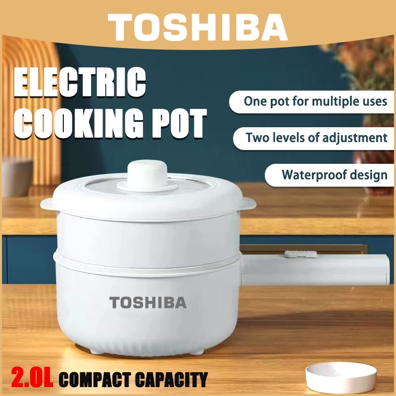 TOSHIBA - 2.0L Multi-functional Electric Cooker with Steamer, Non-stick ...