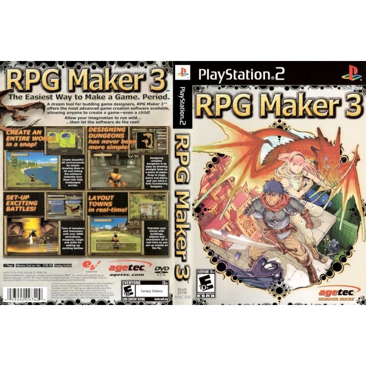 PS2 RPG Maker 3 (DVD GAME) | Shopee Malaysia