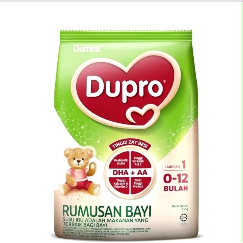 Dumex Dupro Step 1 Infant Milk Formula 0-12 Months (850g) | Shopee Malaysia