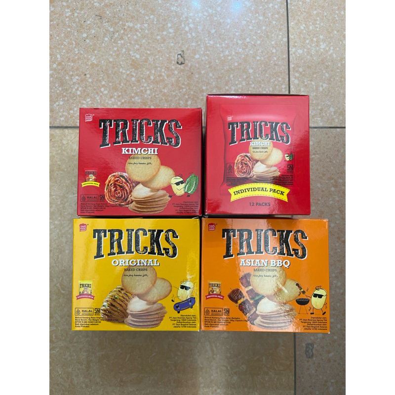 Tricks Baked Crisps 12pack 1Box Original/Kimchi/BBQ | Shopee Malaysia