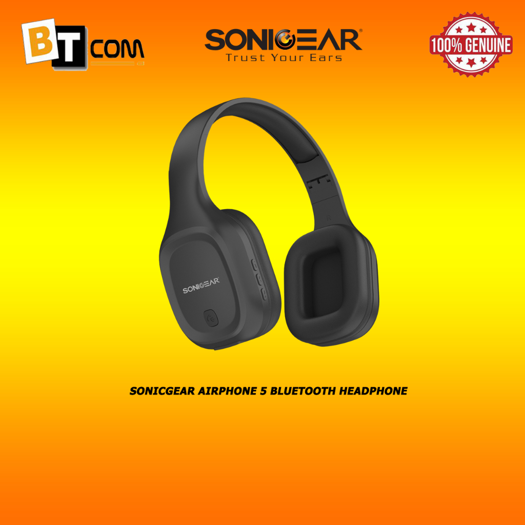 SonicGear AirPhone 5 Bluetooth Headphone | Shopee Malaysia