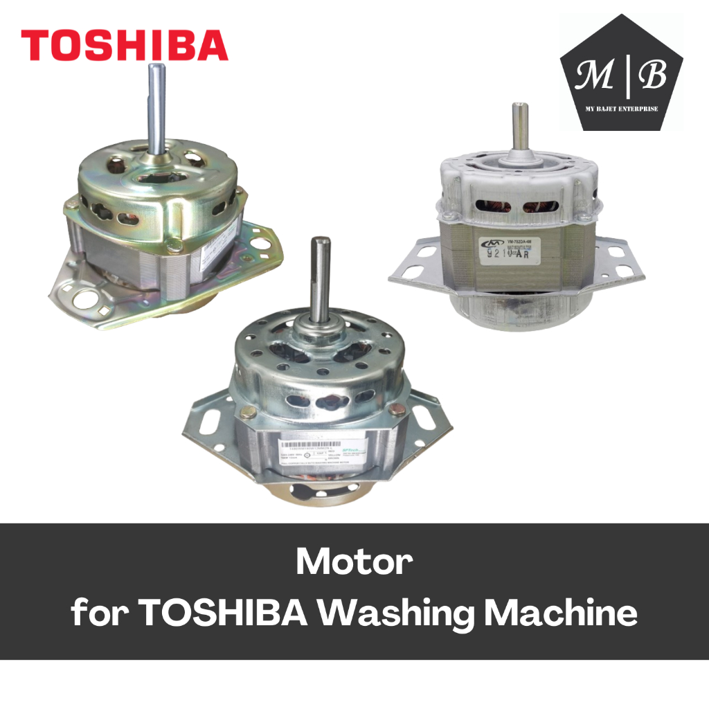 Motor for TOSHIBA Semi-Auto / Fully Auto Washing Machine / Mesin Basuh ...
