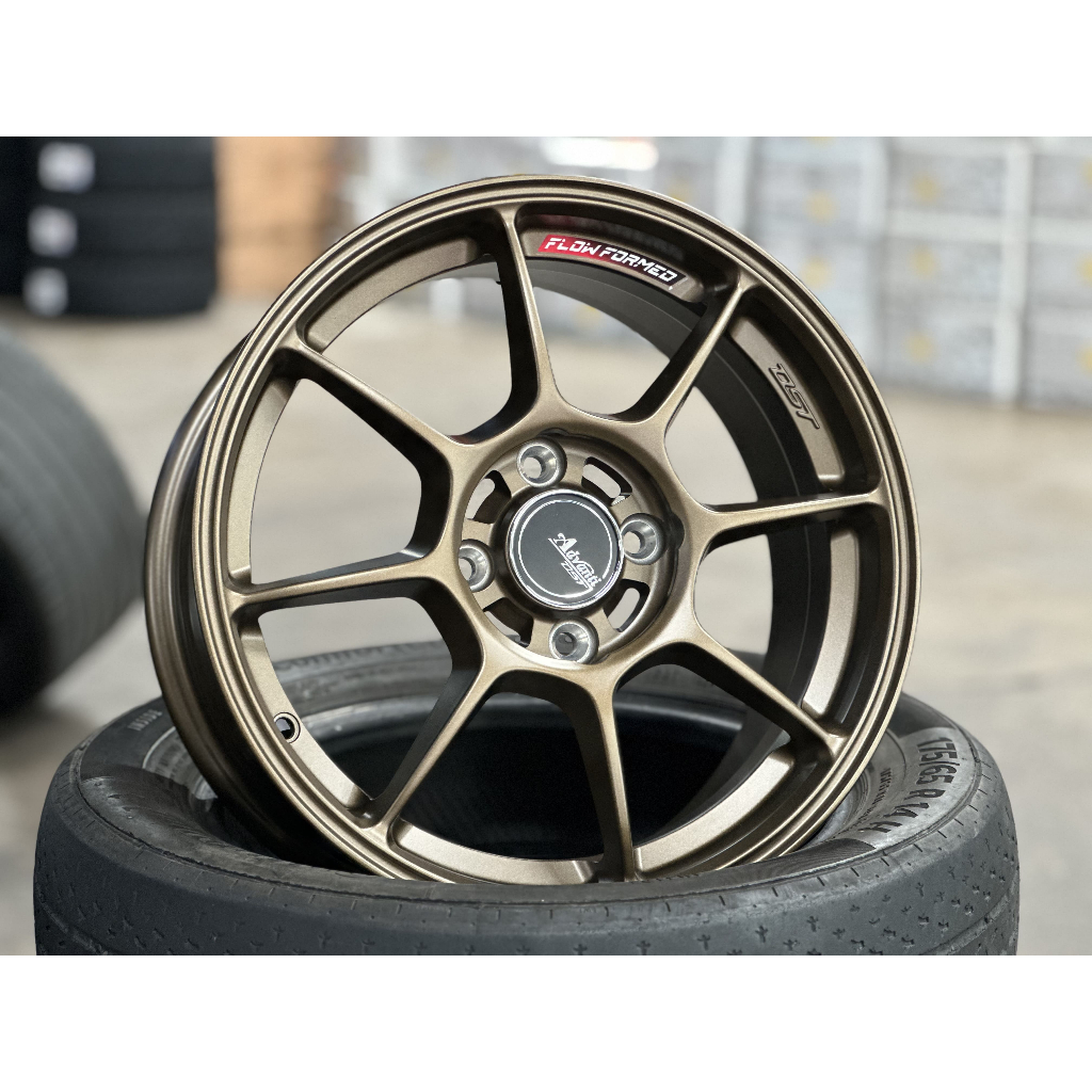NEW 15X6.5J Advanti Blizzard Rim (set of 4) Bronze 4X100 for Axia Bezza NBox Myvi Vios Yaris ...