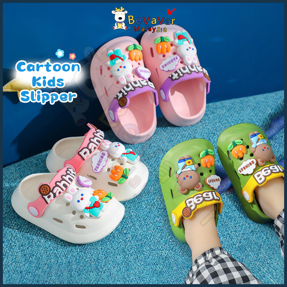 Bevavar Kid Sandals Slipper Bear Rubber shoes For Baby Girl Boys Soft ...