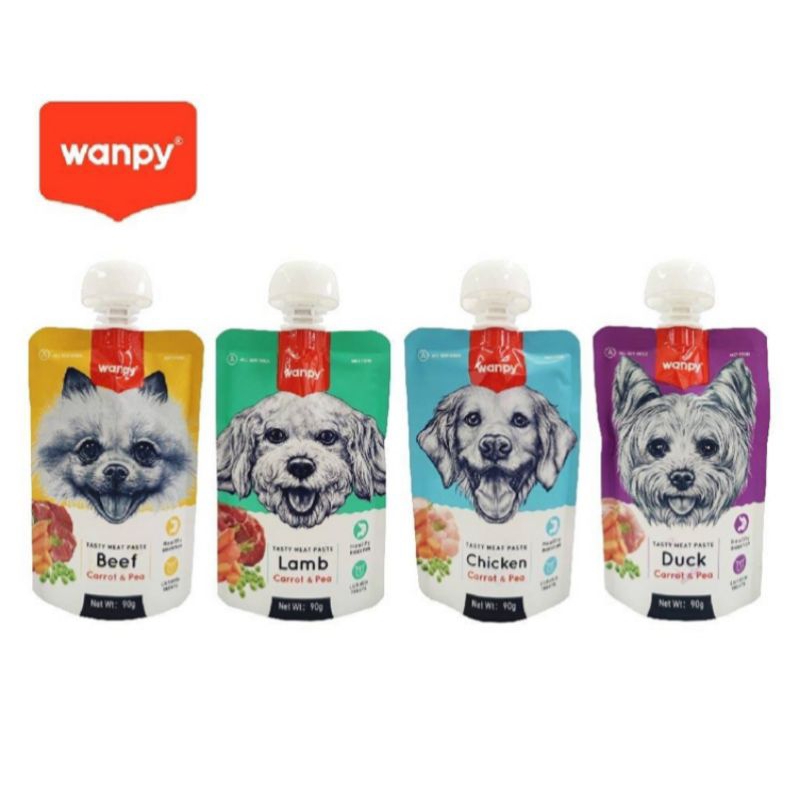 Wanpy meat paste for dog 90g | Shopee Malaysia