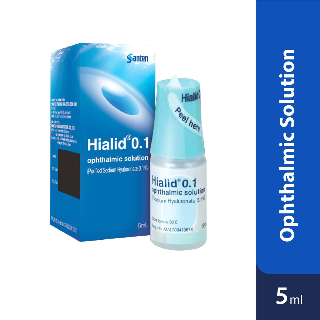 ANTEN HIALID 0.1 OPHTHALMIC SOLUTION 5ML FOR DRY EYE (PURIFIED SODIUM ...