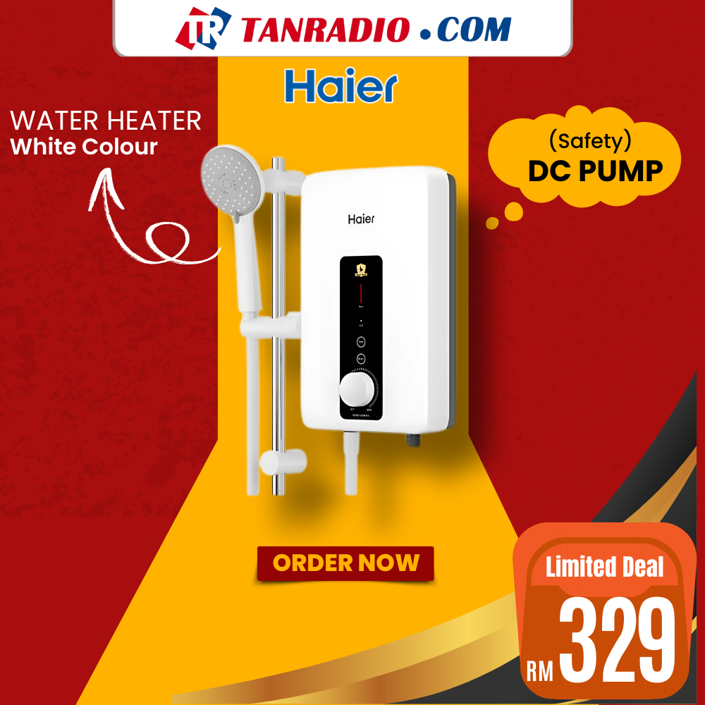 HAIER Water Heater DC PUMP Home Shower EI36MP2 (DG) 热水器 Mandi Air Panas ...