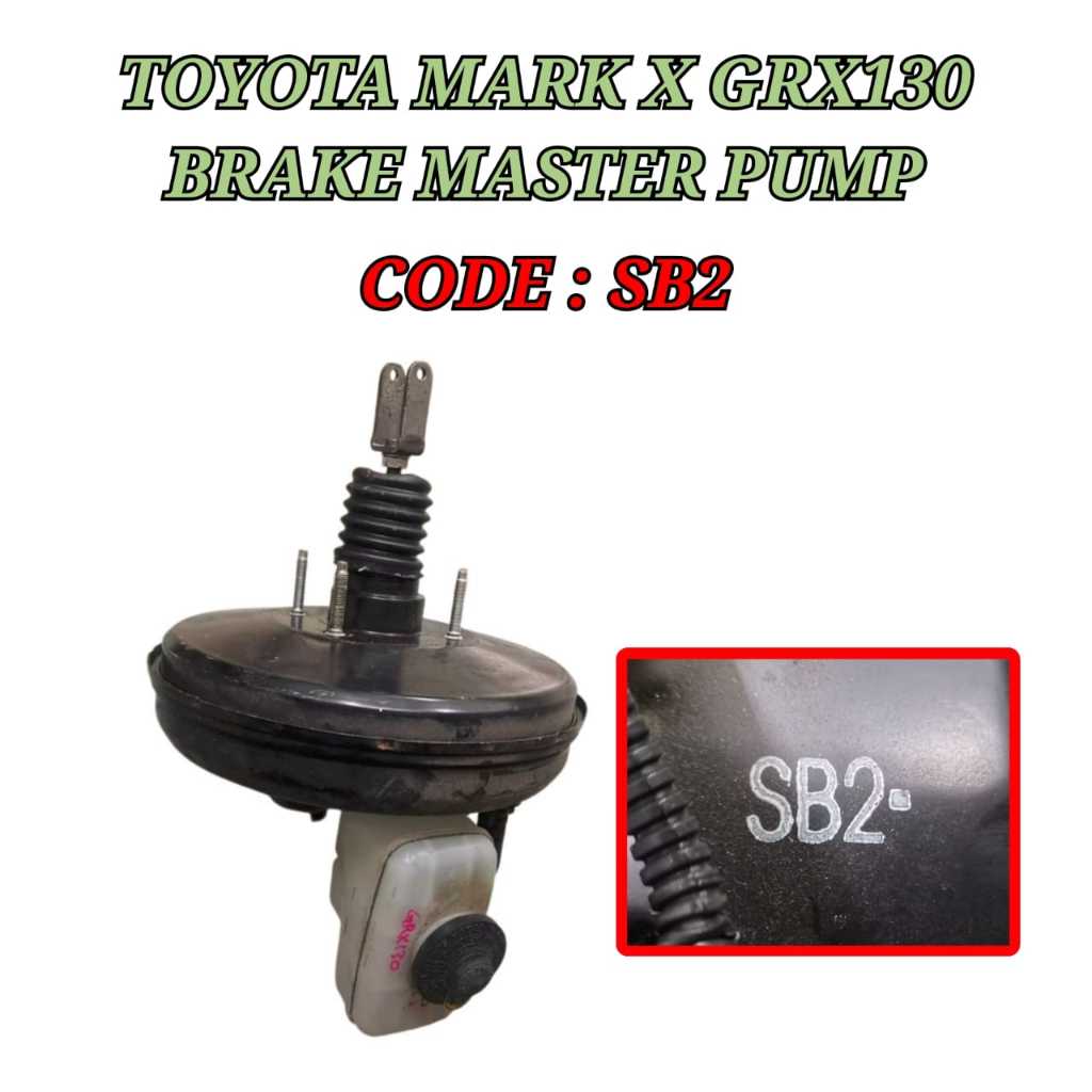 Brake Master Pump Toyota Mark X GRX130 10-17 Brake Master Pump / Brake ...