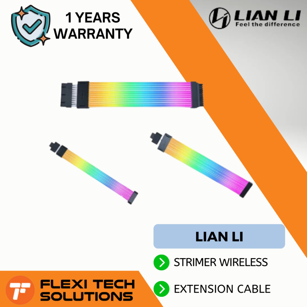 Flexi Tech LIAN LI Strimer Wireless (24PIN / 8 PIN / 16-12 PIN) RGB ...