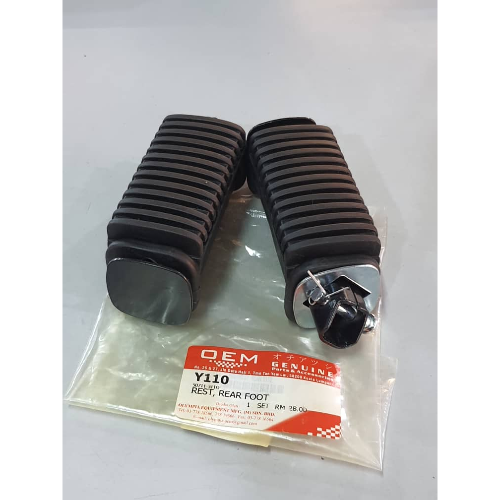 FOOTREST STEP Y110 RXZ KRISS DASH W110 FUTURE Y125Z BONUS EGOS-FI ...