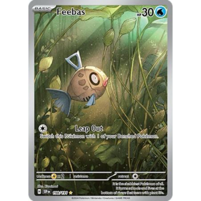 Pokemon TCG - Scarlet & Violet | Surging Sparks | Feebas - 198/191 ...