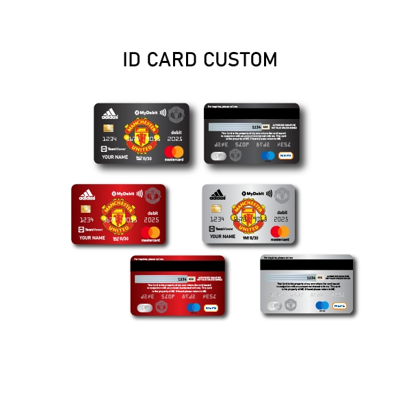 ID CARD CUSTOM FAKE FOR FUN Add Name CLUB MAN UTD | Shopee Malaysia