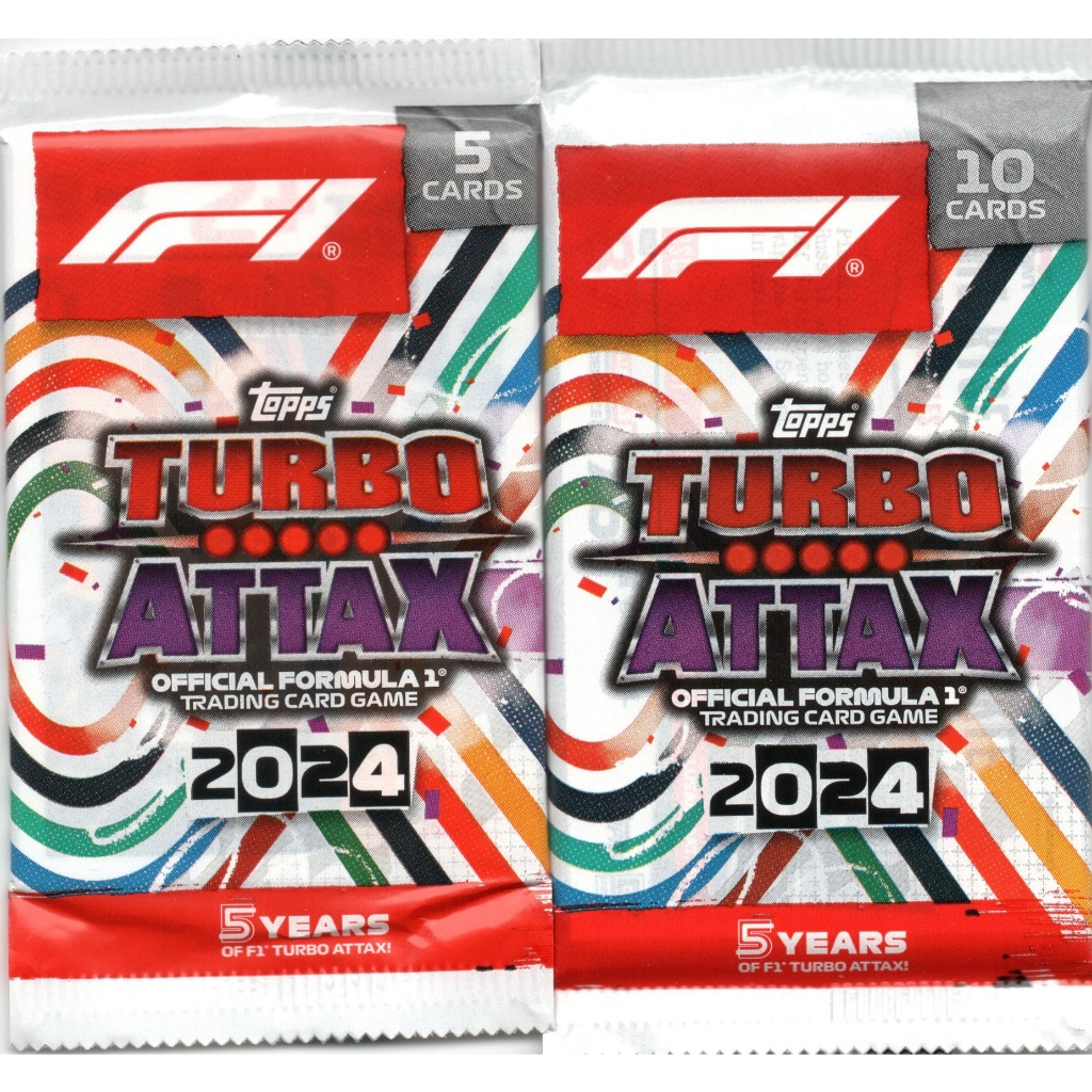 Topps F1 Turbo Attax 2024 - Single Pack Trading Cards Game, Free 1 pack ...