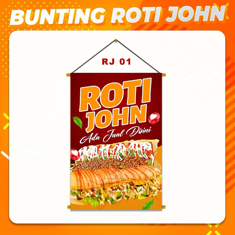 BUNTING ROTI JOHN / ROTI JOHN BUNTING | Shopee Malaysia