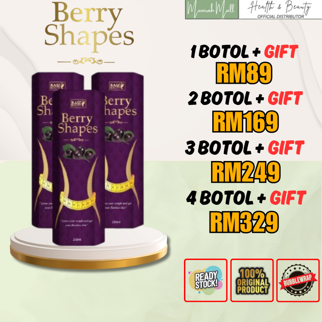 BERRY SHAPE ORIGINAL HQ SHAPE SLIMMING JUICE DETOX BY RASZ BEAUTY ...
