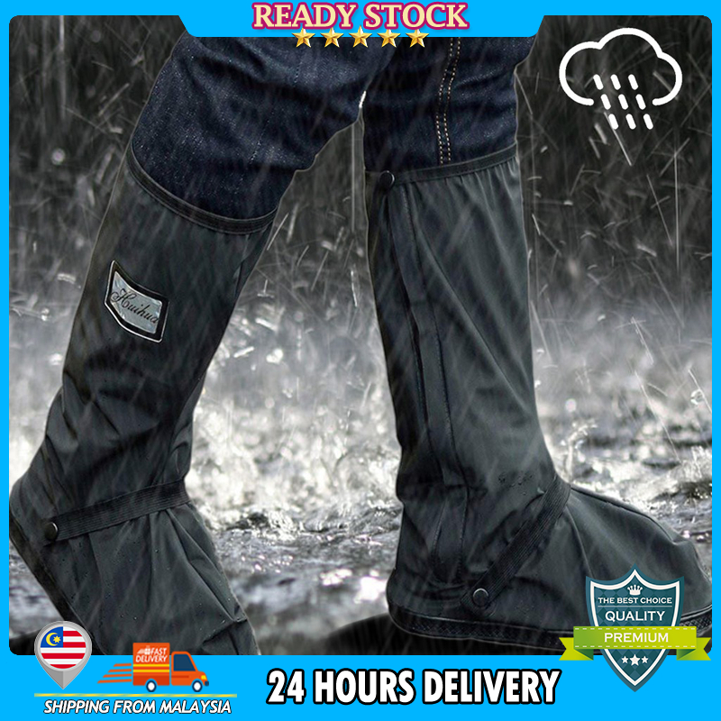Genuine Waterproof Rain Shoe Cover PVC High-Top Waterproof Shoe Cover ...
