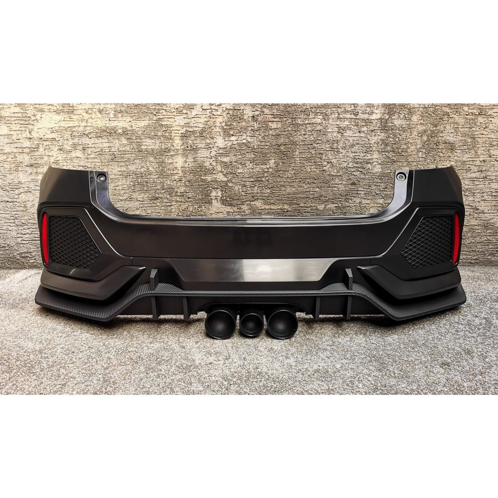 Honda City `14-`19 Type R Style Rear Bumper | Shopee Malaysia