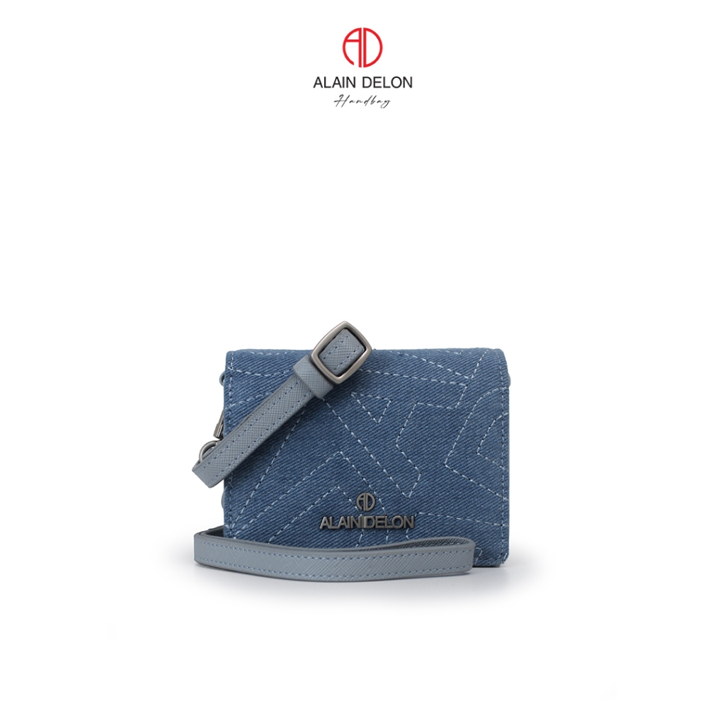 ALAIN DELON Ladies Collection Bifold Wallet - Blue Jeans ASP0913CN3MI4 ...