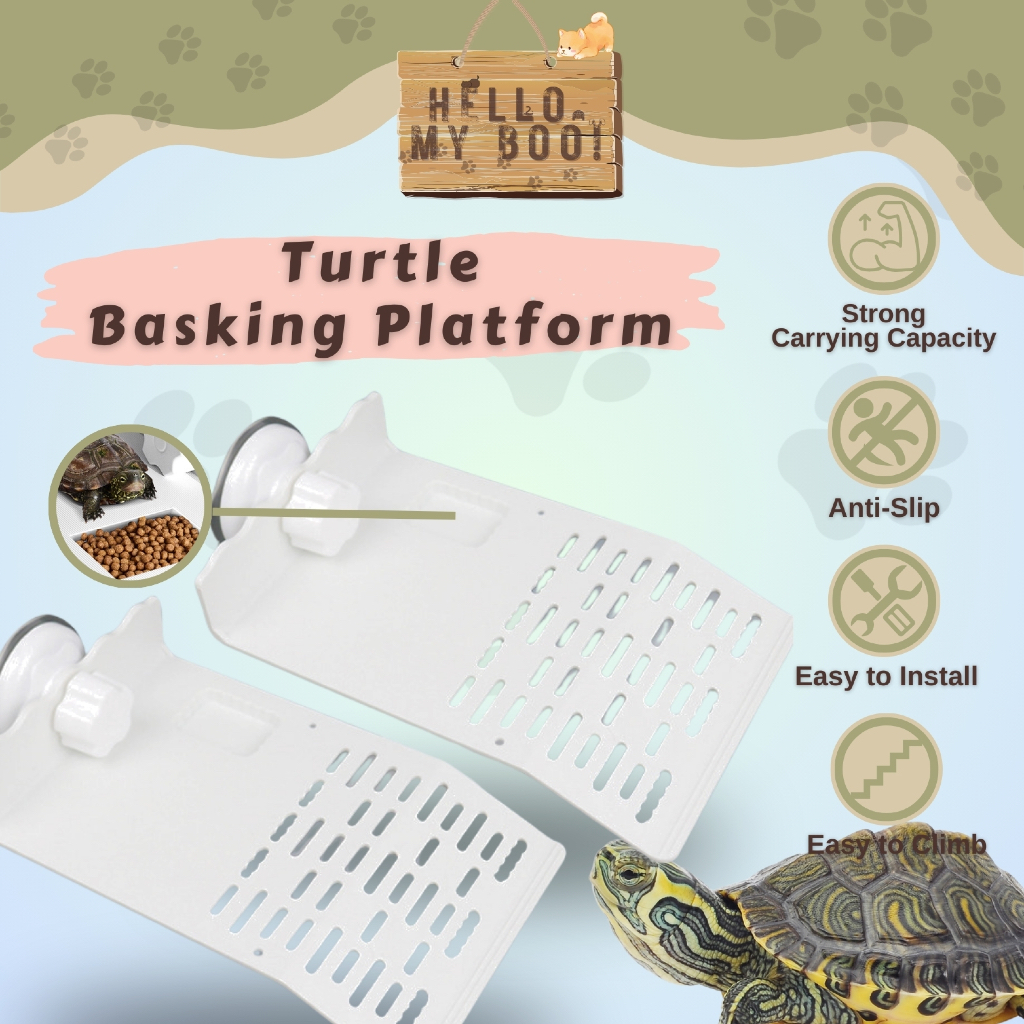🐾Turtle Basking Platform 🐾 Aquarium Acrylic Plastic Tortoise Reptile ...