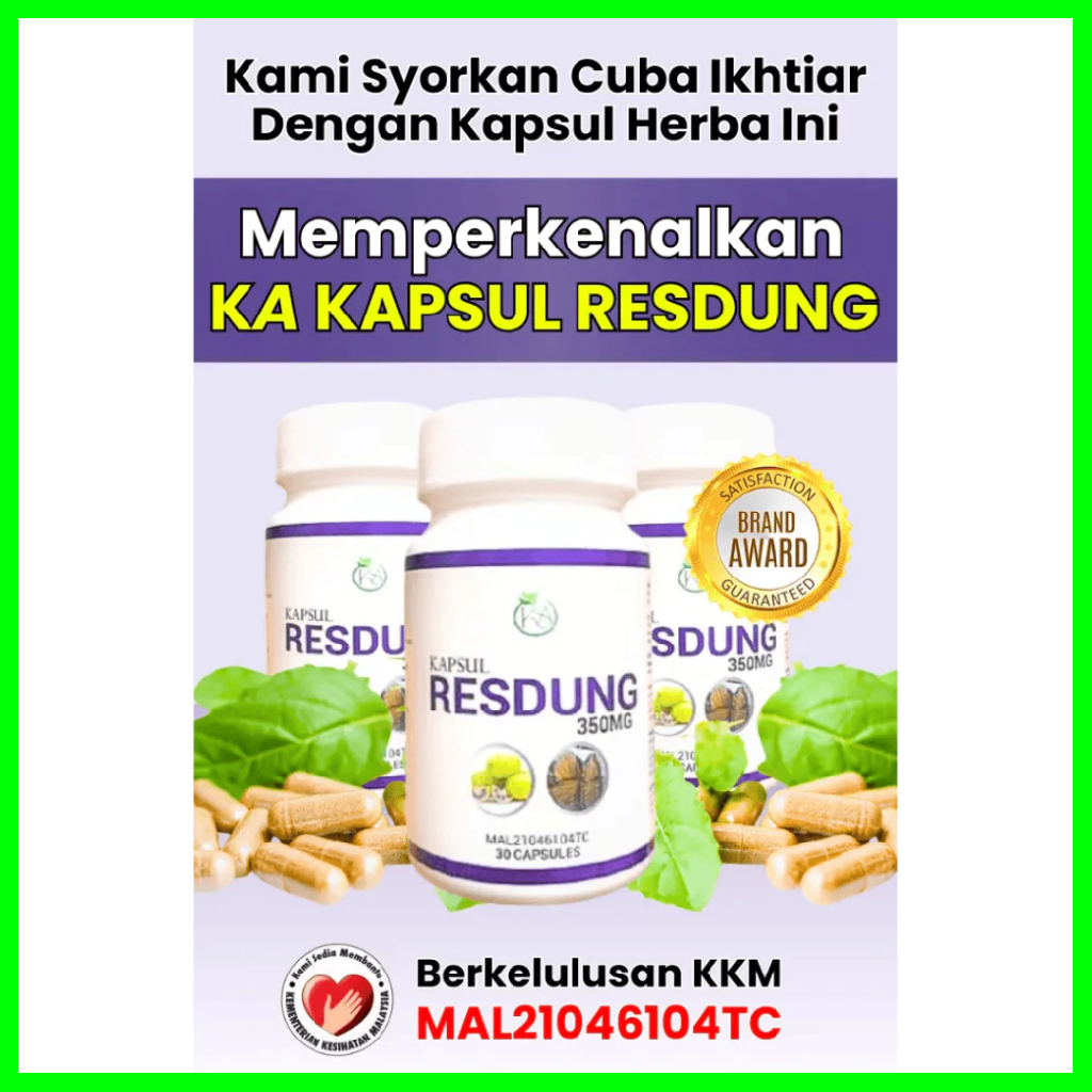 KA Kapsul Resdung - 2 Kapsul Sehari, Hilangkan Resdung & Alahan Secara ...