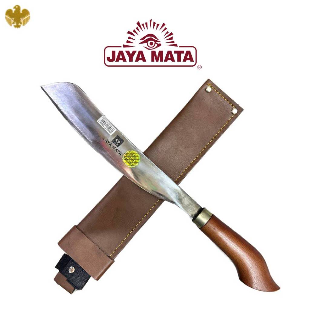 JAYAMATA JM263 12" WOODEN HANDLE AGRICULTURE KNIFE/ALAT-ALAT KEBUN ...