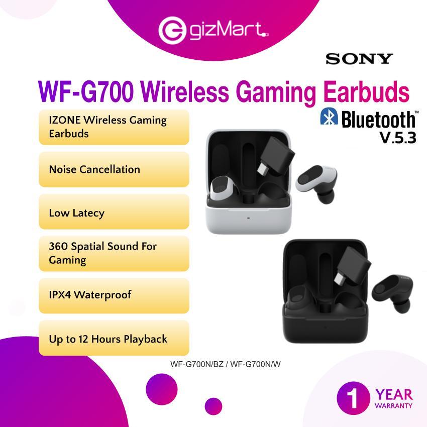 Sony WF-G700N INZONE Buds Truly Wireless Noise Cancelling Gaming ...