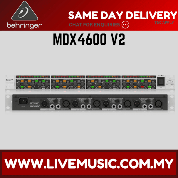 Behringer Multicom Pro-XL MDX4600 V2 4-channel Compressor/Expander/Gate ...