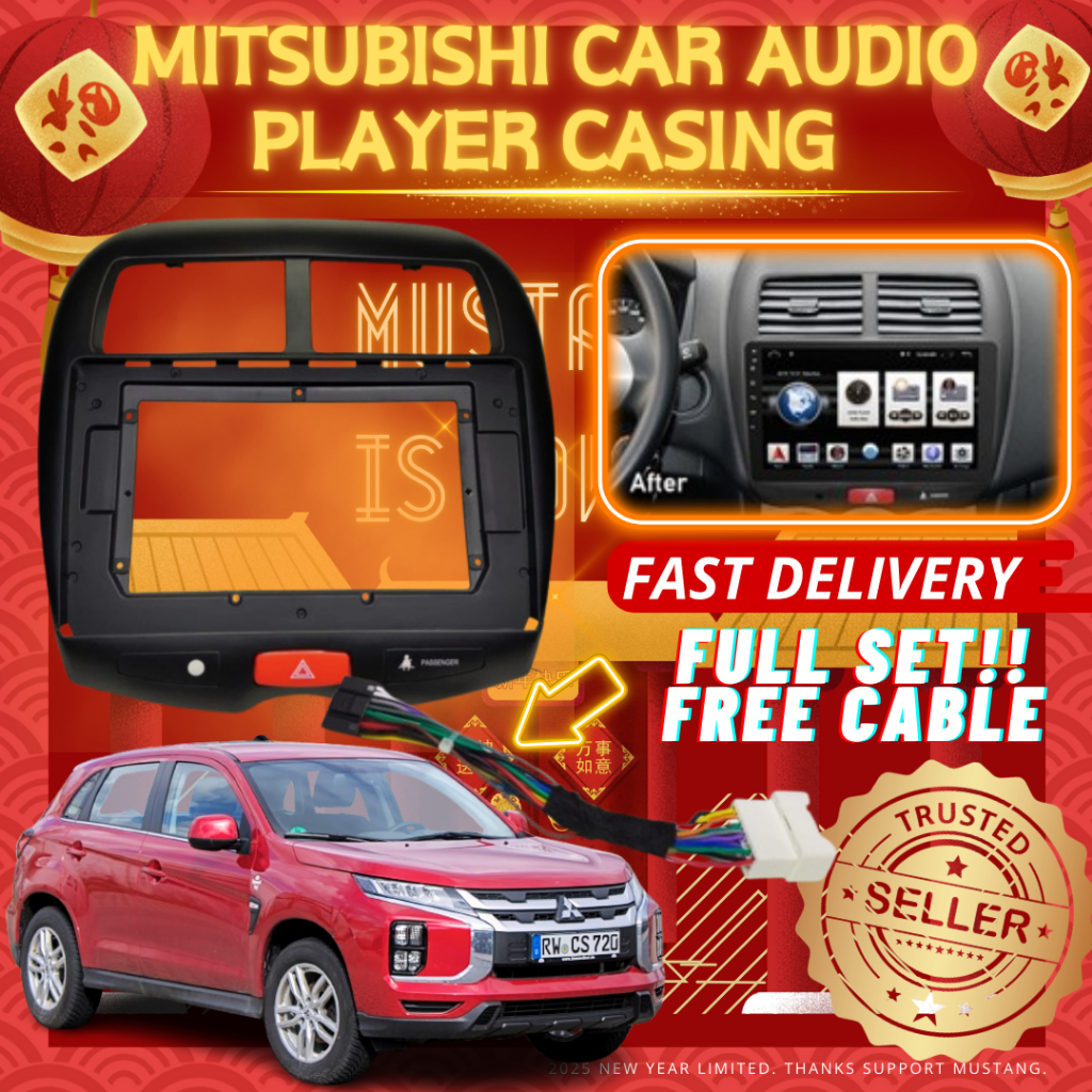 CAR AUDIO PLAYER CASING ANDROID 10.1 INCH MITSUBISHI ASX 2013 - 2017 ...