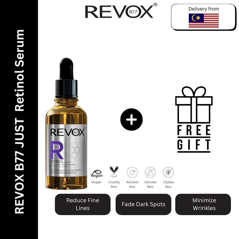 【Ready Stock】REVOX B77 Retinol Serum Unifying Regenerator 30ml (100% ...