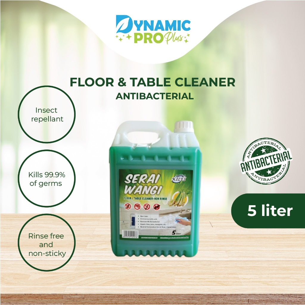 Kilei Floor Cleaner & Table Cleaner Serai Wangi Floor Cleaner 5 Liter ...