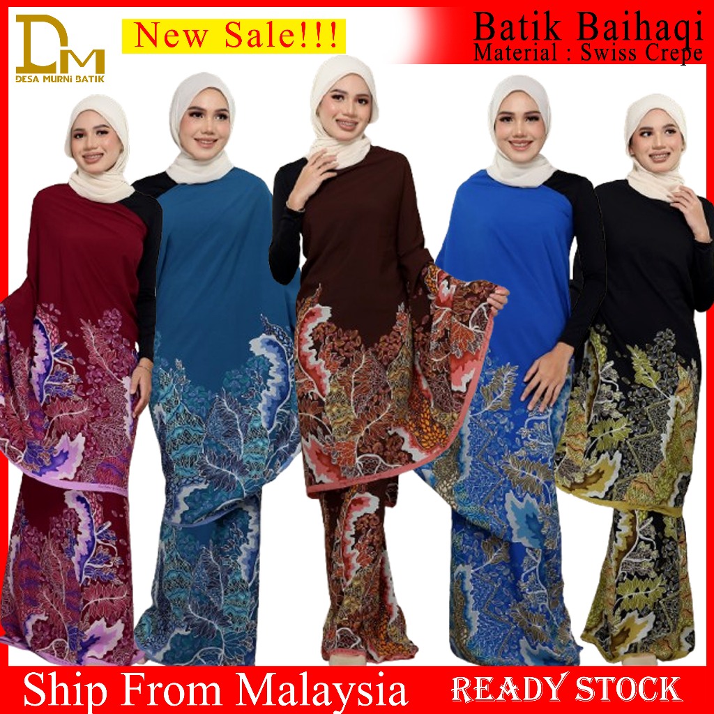 DESA MURNI BATIK - KAIN PASANG - BATIK BAIHAQI CREPE LEMBUT - SERAGAM ...