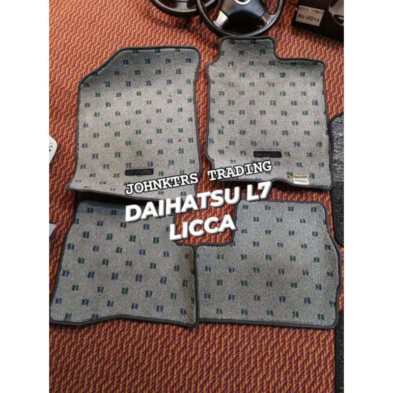 CARPET LICCA L7 DAIHATSU KELISA & MIRA L5 L2 KANCIL | Shopee Malaysia