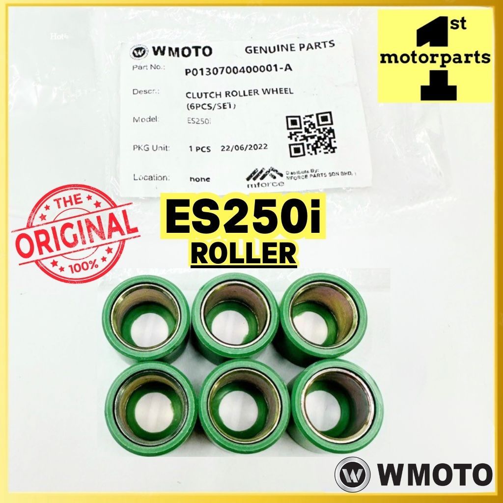 [100% ORI WMOTO] ES250 ES250i CLUTCH ROLLER WHEEL ROLLER BUSH 1SET=6PCS ...