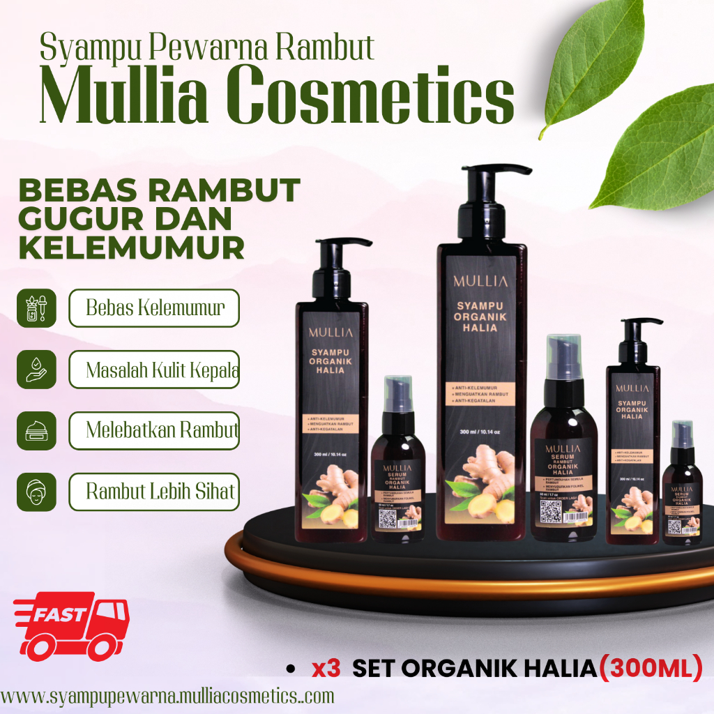 Mullia Set Ginger Power Organik Aromaterapi | Produk Baharu | Rambut ...