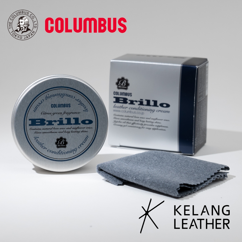 COLUMBUS Brillo Leather Conditioning Cream for Smooth Leather(90g) with ...