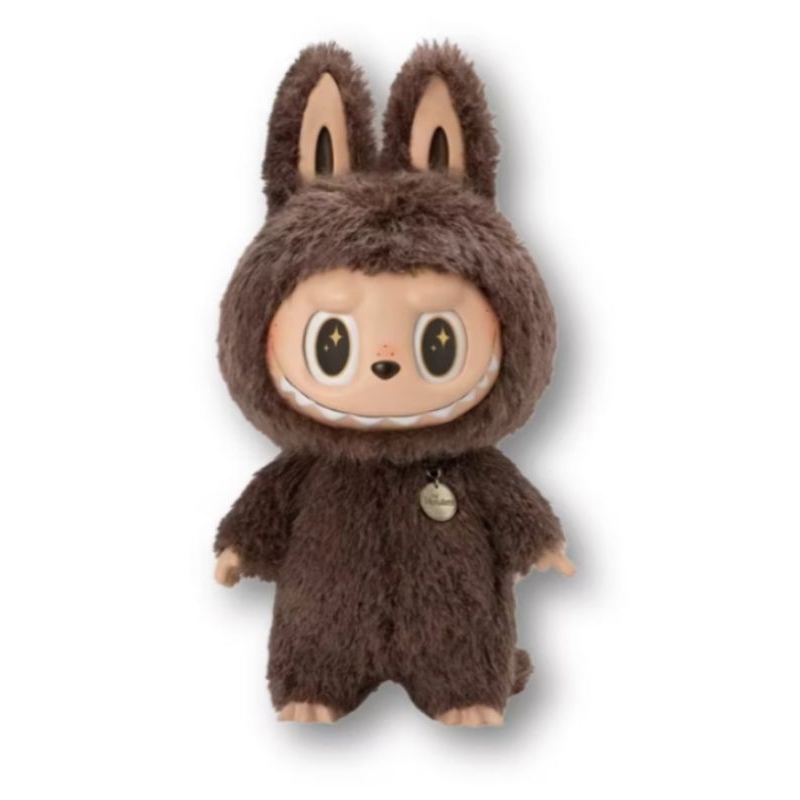 Labubu Softy Brown mixed colour Fluffy suit Animal doll Medium size ...