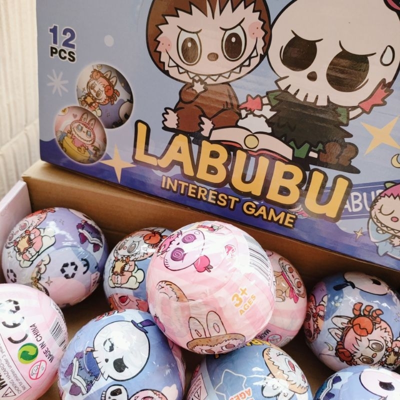 "READY STOCK" Happy Labobo Surprise ball 12's | Shopee Malaysia