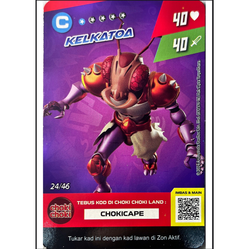 Kad Choki Choki Mgc Boboiboy Monsta Galaxy Card | Shopee Malaysia