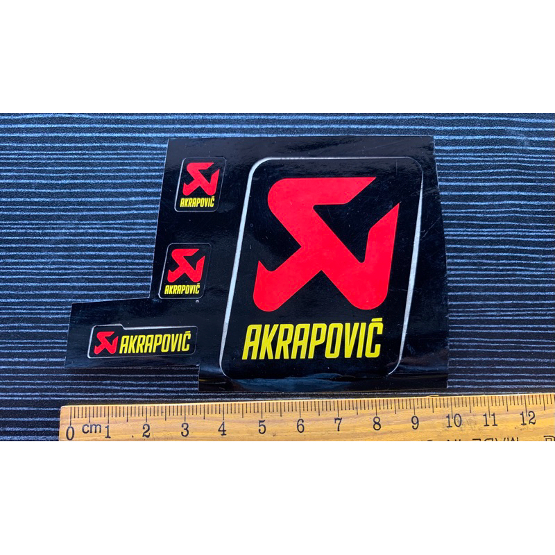 ORIGINAL AKRAPOVIC DEALER STICKERS | Shopee Malaysia