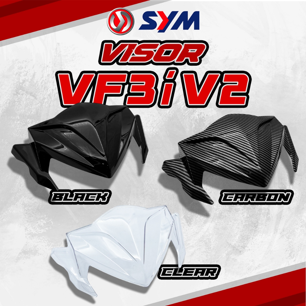 VISOR COWLING SYM VF3I 185 / VF3I V2 / VF3I 185CC WINDSCREEN WINDSHIELD ...
